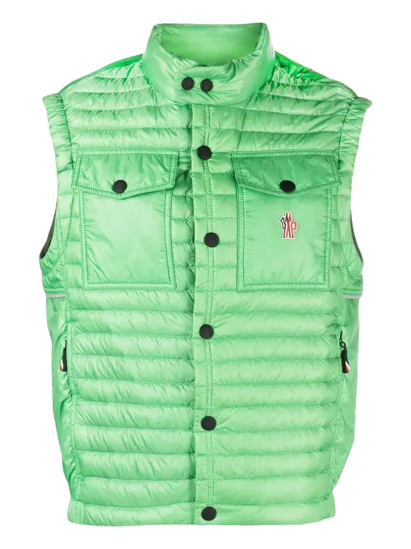 Moncler Ollon Down Vest - Green