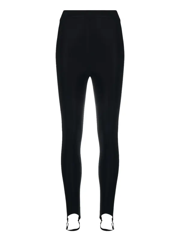 MURMUR High-waisted Stirrup Leggings - Black