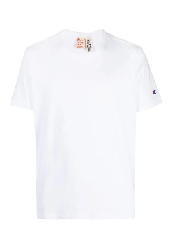 Champion Logo-patch Short-sleeve Cotton T-shirt - White
