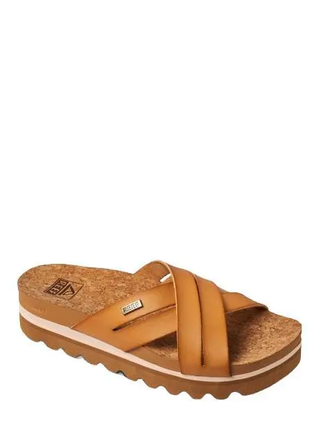Reef Cushion Bloom Hi Slide Sandal - Natural