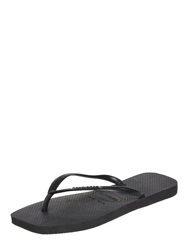 Havaianas Slim Square Flip Flops - Black