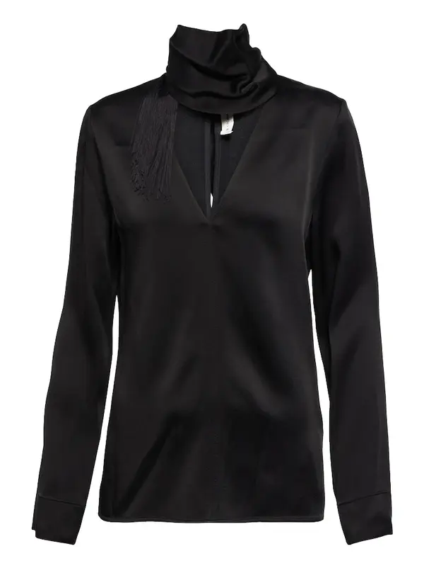 Victoria Beckham V-neck Top - Black