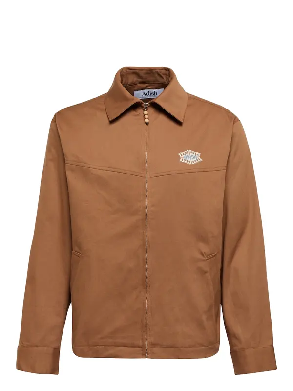 ADISH Kharaz Logo Jacket - Brown