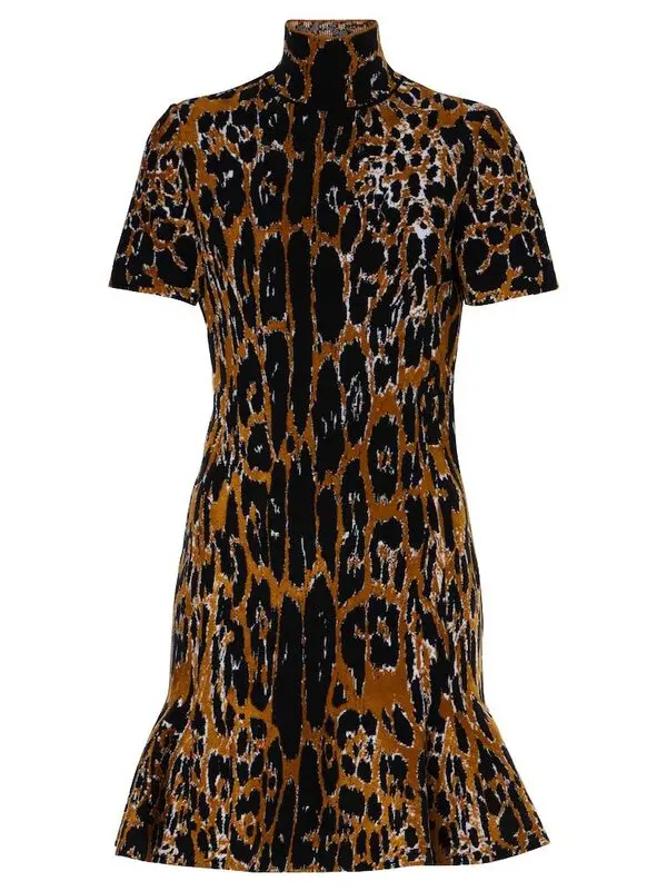 Alaïa Jacquard Mini Dress - Multicoloured