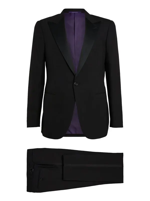 Ralph Lauren Purple Label 2-piece Evening Suit - Black