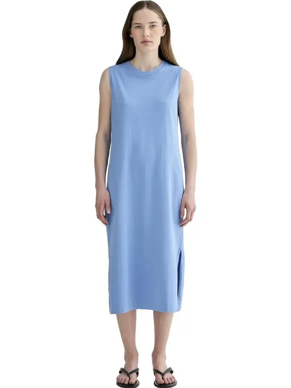 Everlane Weekend Tank Dress - Blue Opal