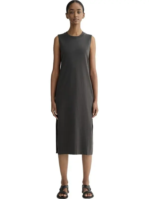 Everlane Weekend Tank Top Dress - Washed Black