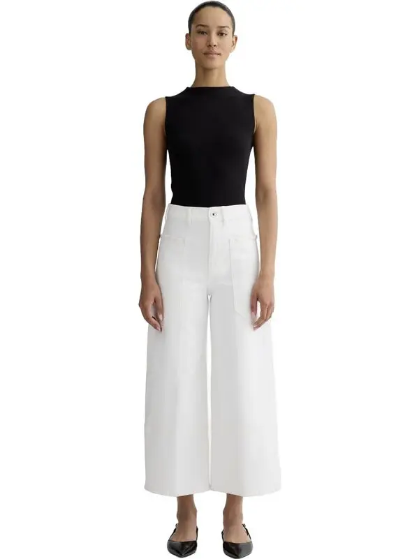 Everlane Way-high® Gardener Cropped Jean - Ecru