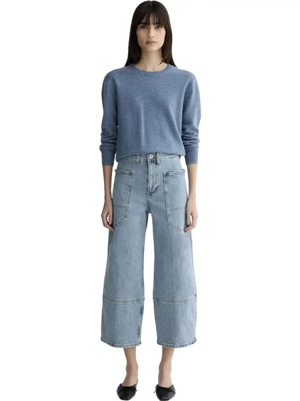 Everlane Way-high® Gardener Cropped Jean - Shallow Beach
