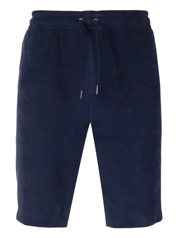 Polo Ralph Lauren Terry Drawstring-waist Shorts - Blue