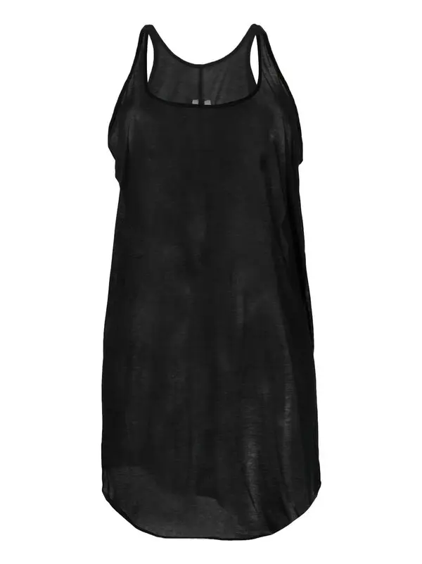 Rick Owens Semi-sheer Tank Top - Black