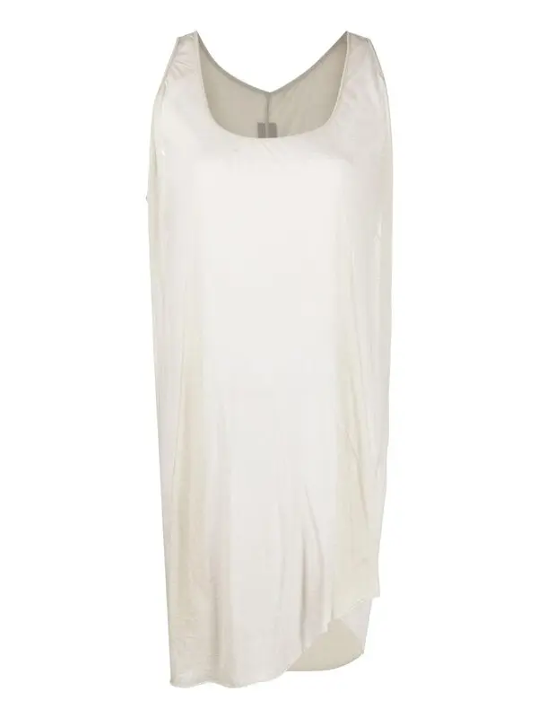 Rick Owens Semi-sheer Long-line Top - Neutrals