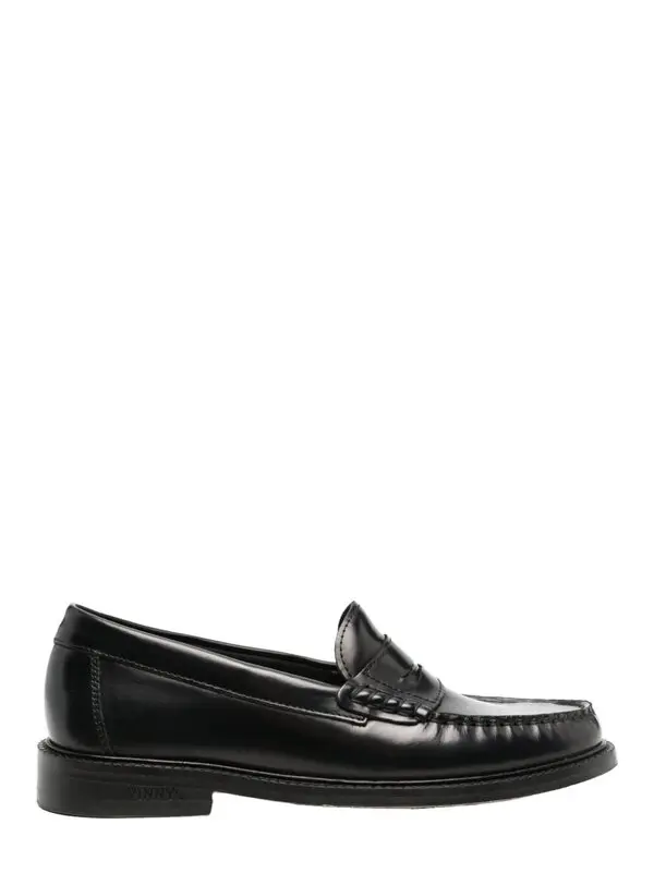 VINNY'S Yardee Mocassin Loafers - Black