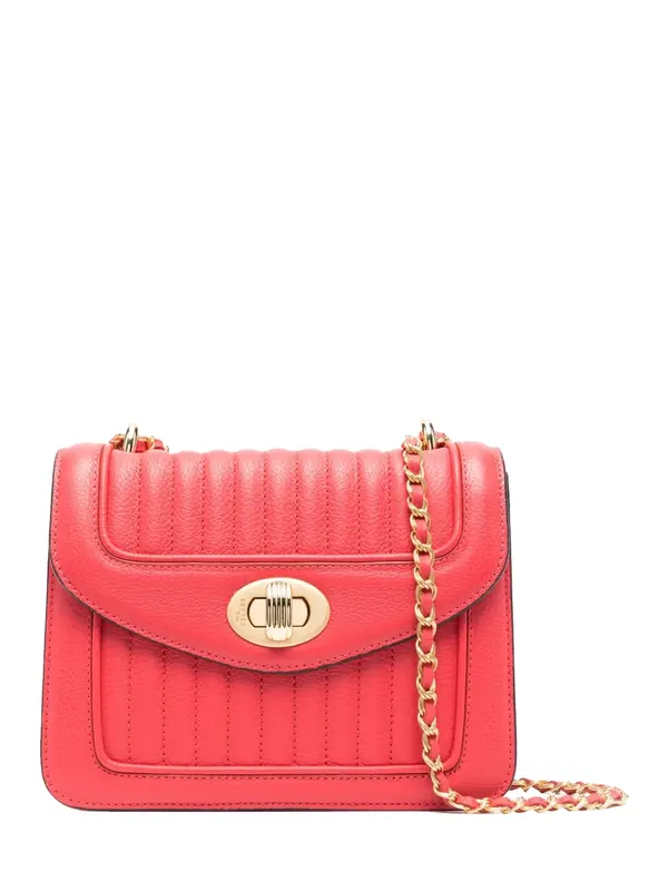 DELAGE Mini Ginette Shoulder Bag - Red
