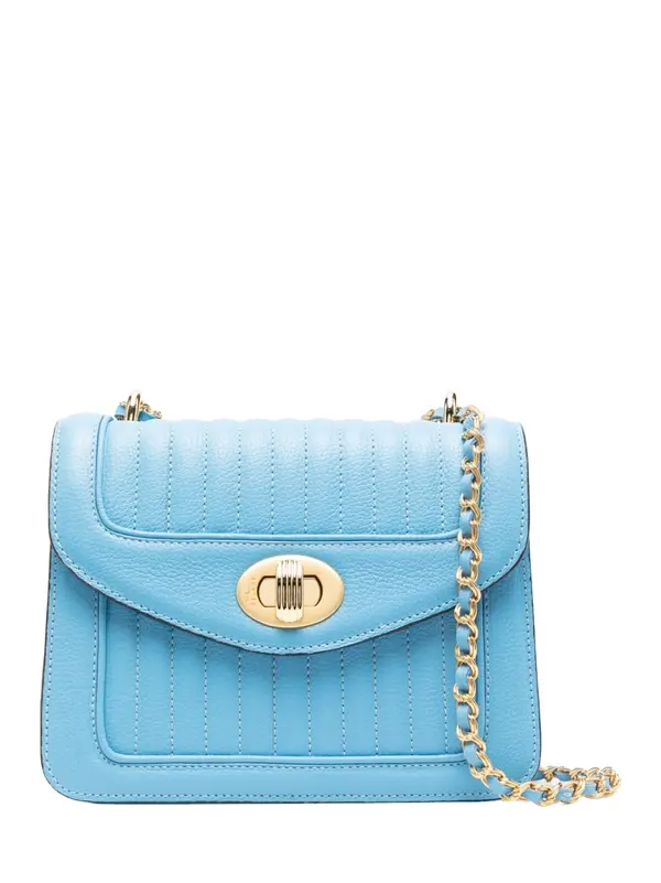 DELAGE Mini Ginette Shoulder Bag - Blue