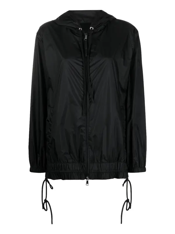 Moncler Logo-print Hooded Jacket - Black
