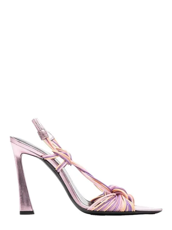 Saint Laurent Scoubi 105 Sandals - Purple