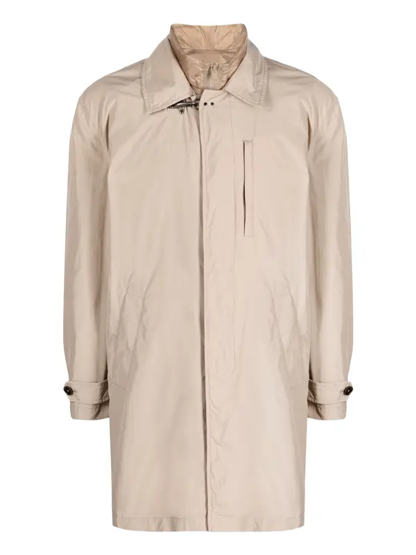 FAY Layered Trenchcoat - Brown