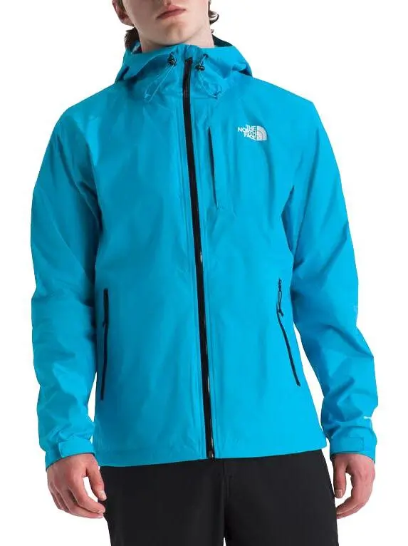 The North Face Alta Vista Water Repellent Packable Hooded Jacket - Meridian Blue
