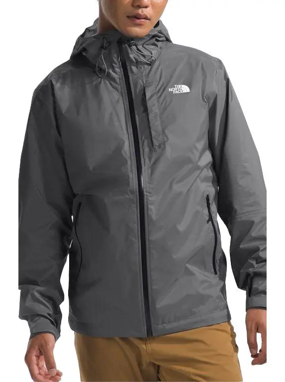 The North Face Alta Vista Water Repellent Packable Hooded Jacket - Smoked Pearl