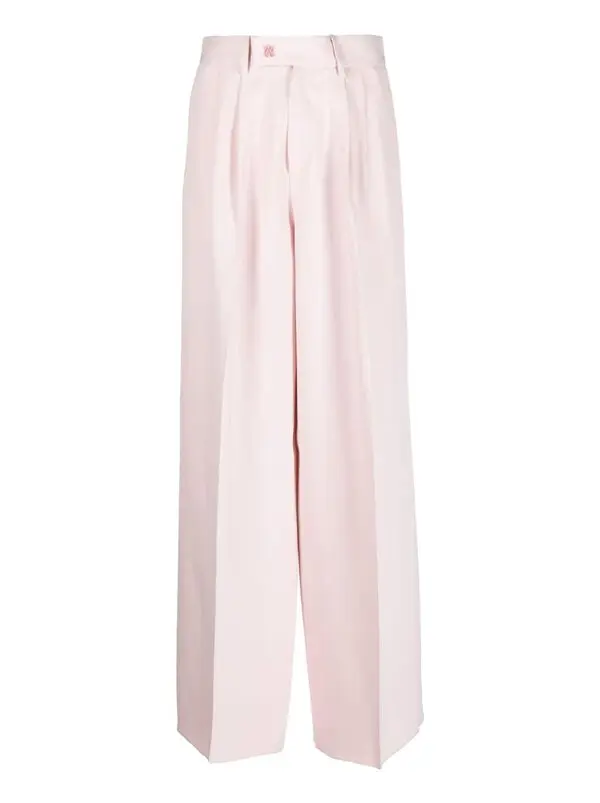 Amiri Wide-leg Tailored Trousers - Pink