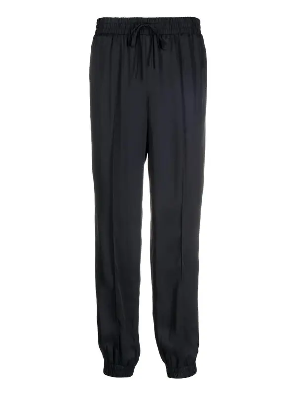JIL SANDER Drawstring Tapered Trousers - Blue