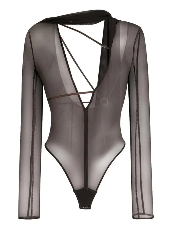 Jacquemus Le Body Abanaba Bodysuit - Brown