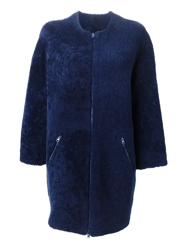 SPRUNG FRÈRES Reversible Coat - Blue