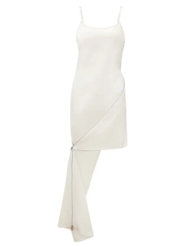 JW Anderson Asymmetric Sleeveless Dress - Neutrals