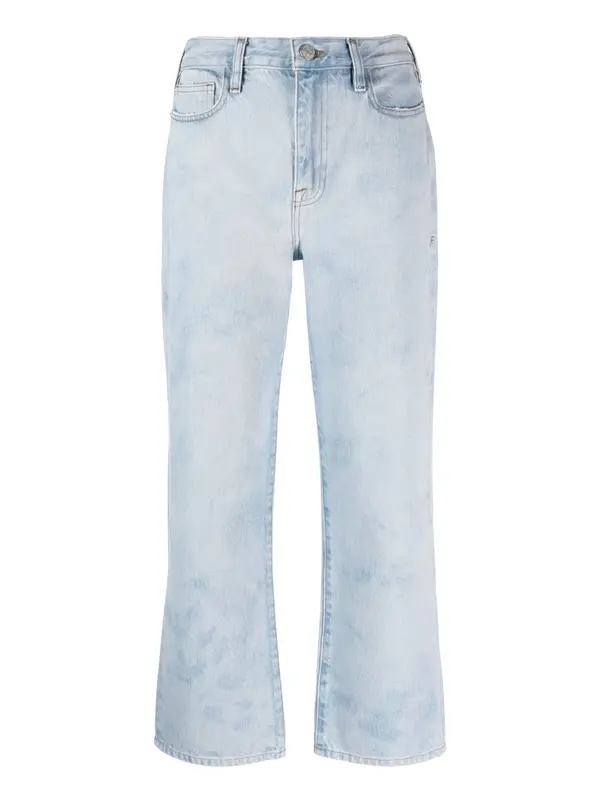 FRAME Le Jane Cropped Jeans - Blue