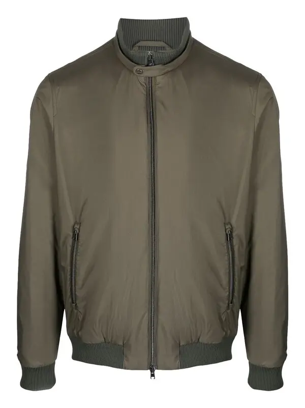 Herno Zip-fastening Bomber Jacket - Green