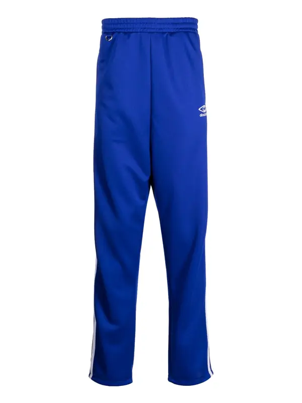 DOUBLET Embroidered-logo Track Pants - Blue