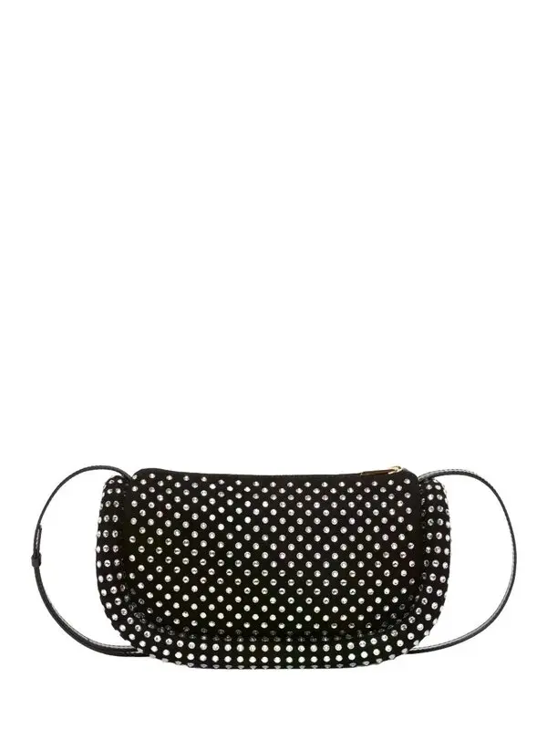 JW Anderson Bumper-12 Crystal-embellished Crossbody Bag - Black