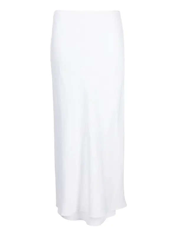 REFORMATION Layla Linen Skirt - White
