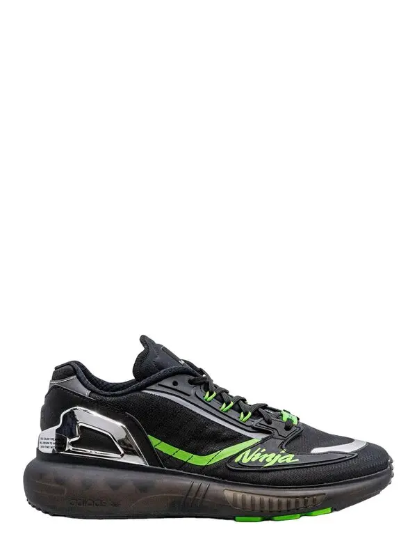 Adidas Zx 5k Boost Kawasaki Ninja Sneakers - Black/green/metallic Silver