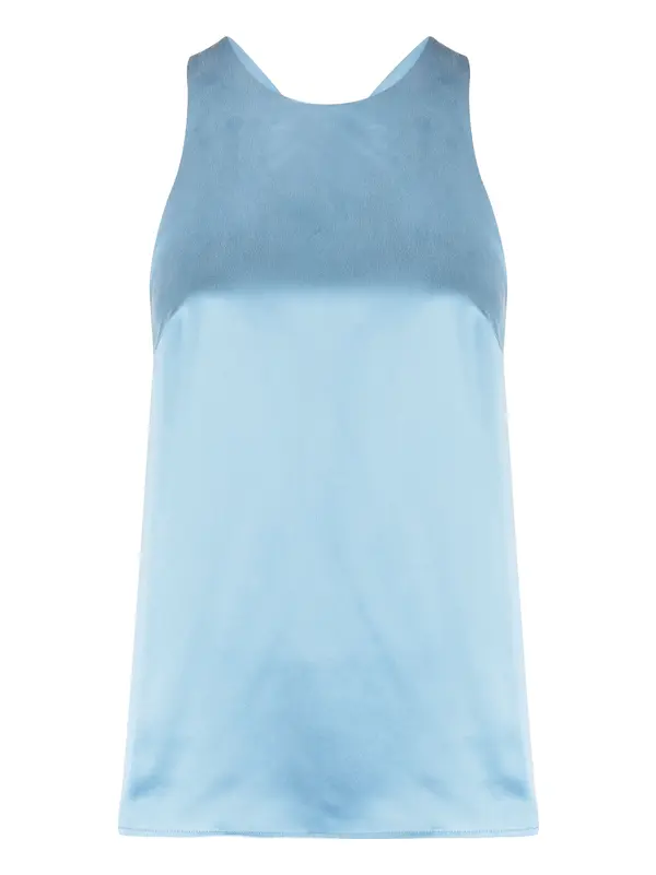 Loulou De Saison Halterneck Tank Top - Blue