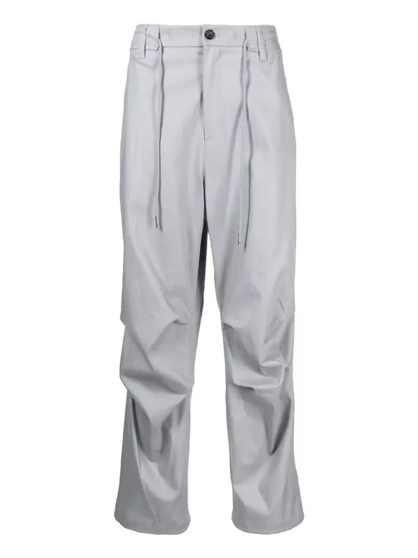 SONGZIO Ruched Drawstring Trousers - Grey