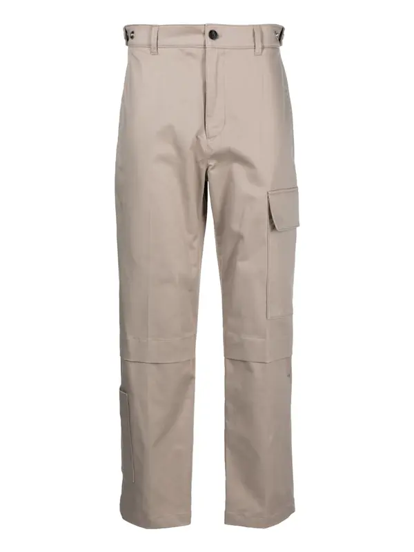 SONGZIO Cargo Straight-leg Trousers - Brown