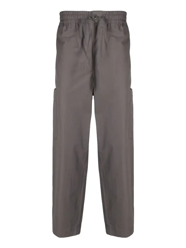 Kenzo Logo Patch Trousers - Grey