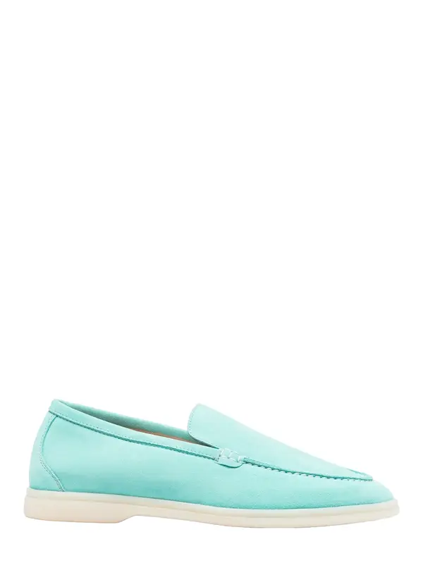 SCAROSSO Ludovica Suede Loafers - Blue