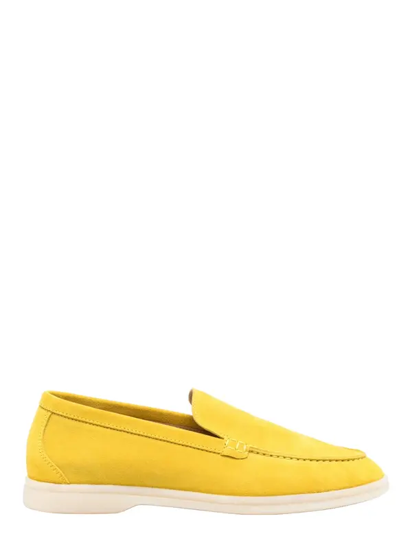 SCAROSSO Suede Loafers - Yellow