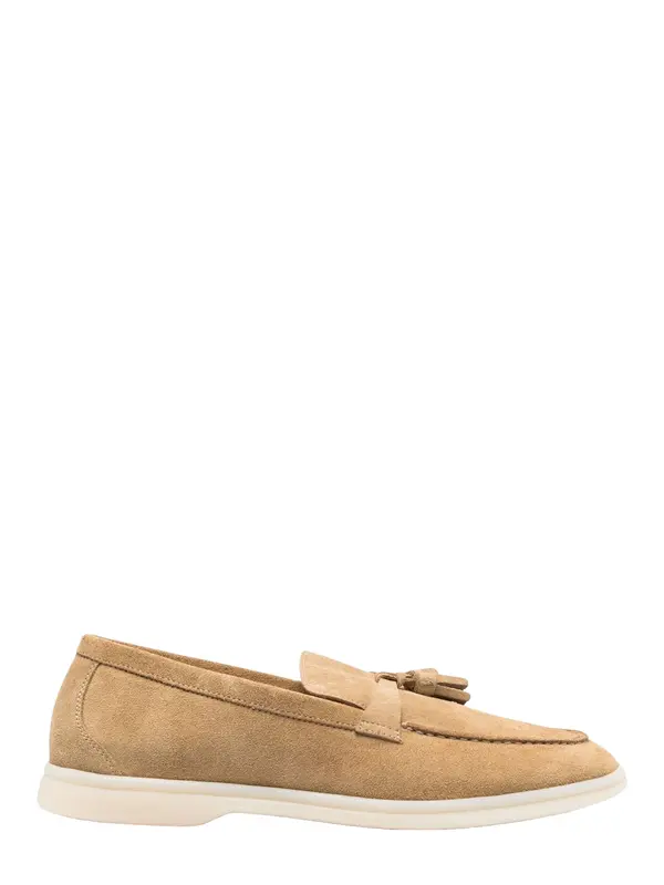SCAROSSO Leandro Tassel Loafers - Neutrals