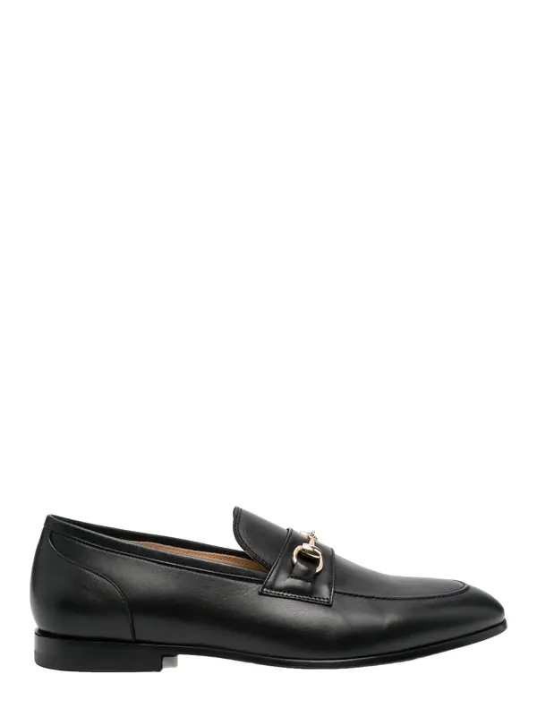 SCAROSSO Alessandro Leather Loafers - Black