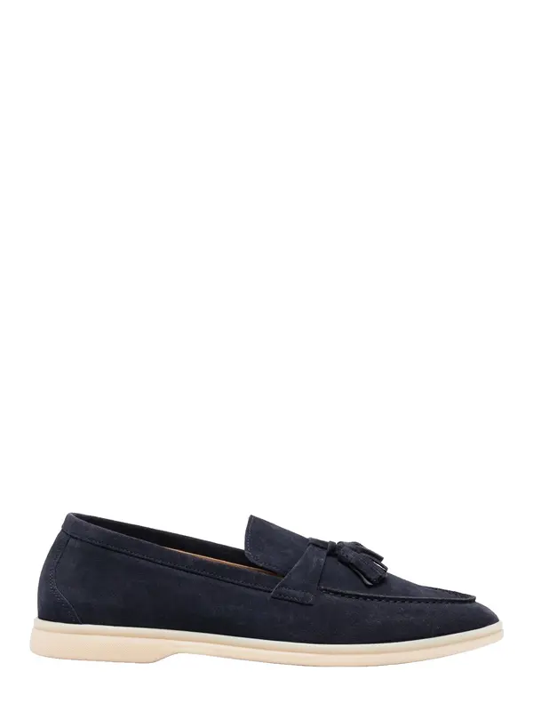 SCAROSSO Leandro Tassel Loafers - Blue