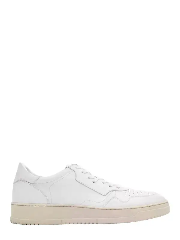 SCAROSSO Alex Leather Sneakers - White