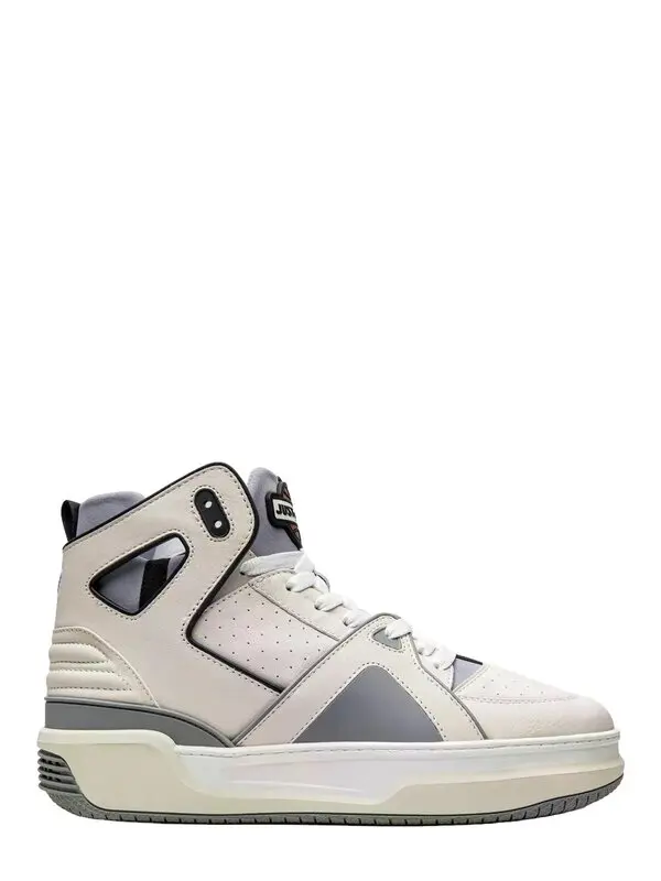 JUST DON Courtside High Sneakers - Neutrals