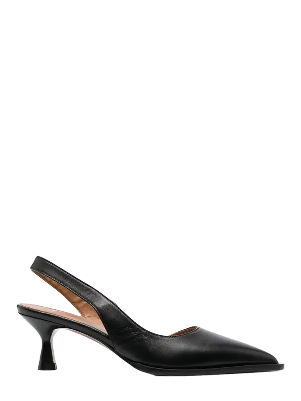 ATP ATELIER Slingback Pointed-toe Pumps - Black