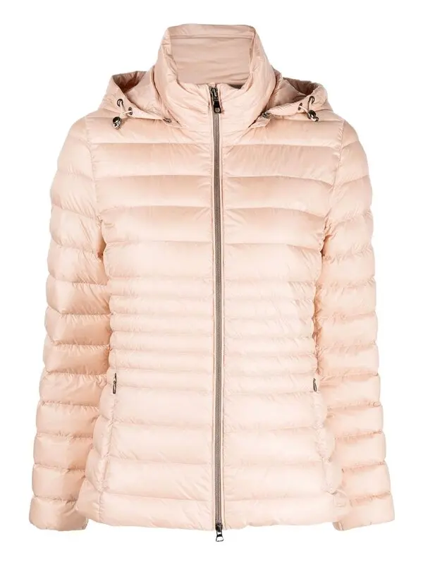 Geox Jaysen Hooded Down Jacket - Pink