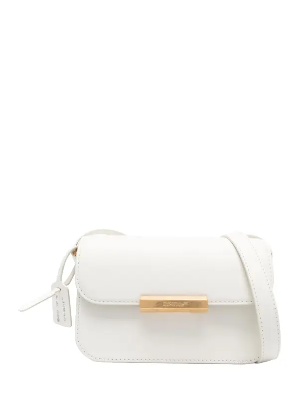Off-White Logo-plaque Cross-body Bag - White