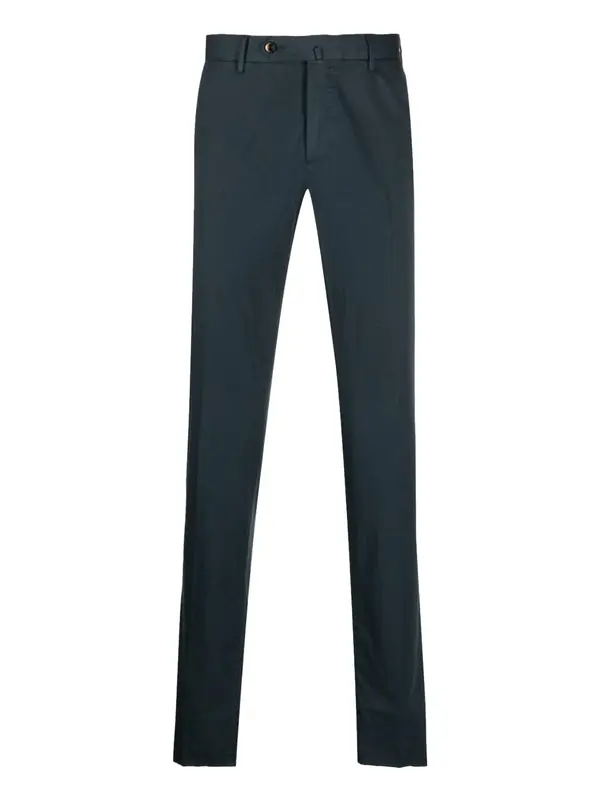 PT TORINO Slim-cut Chino Trousers - Blue